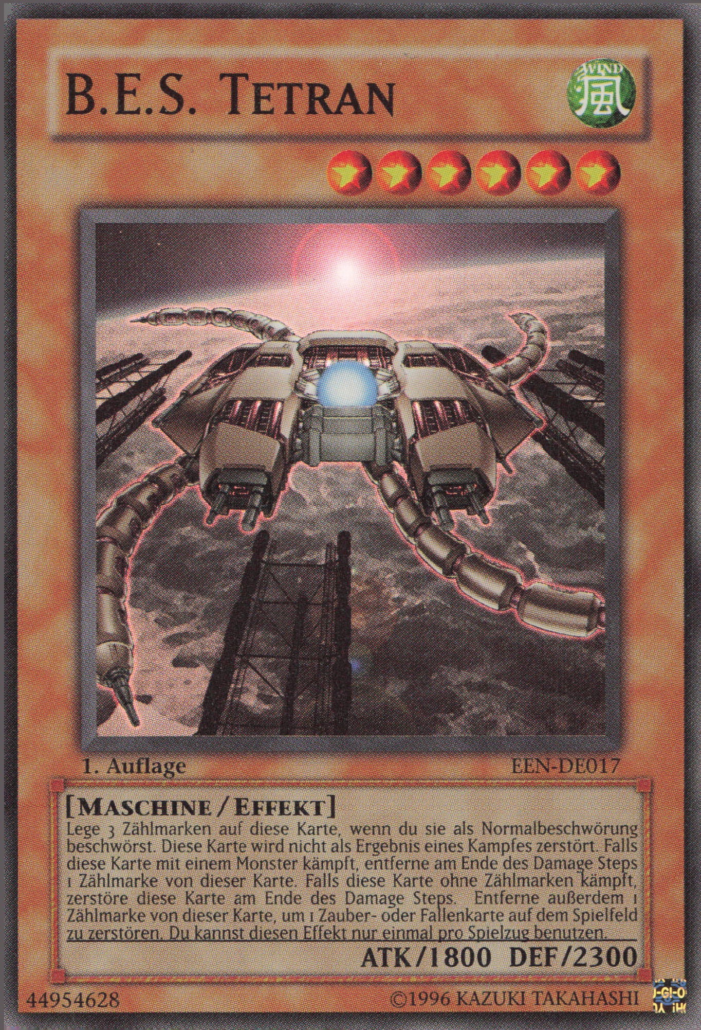 Yugioh B.E.S. Tetran (V.1) EEN-DE017 Super Rare Deutsch kaufen ...