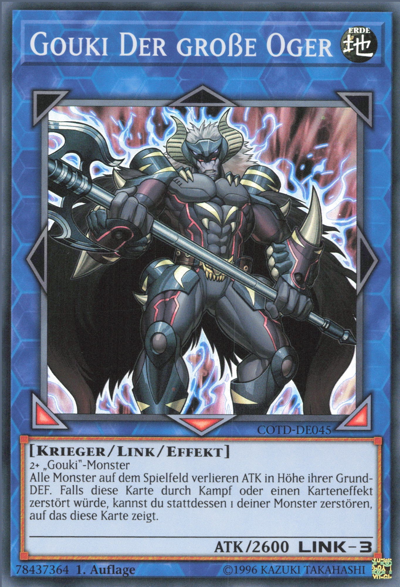 Yugioh Gouki Der große Oger COTD-DE045 Super Rare Deutsch kaufen ...