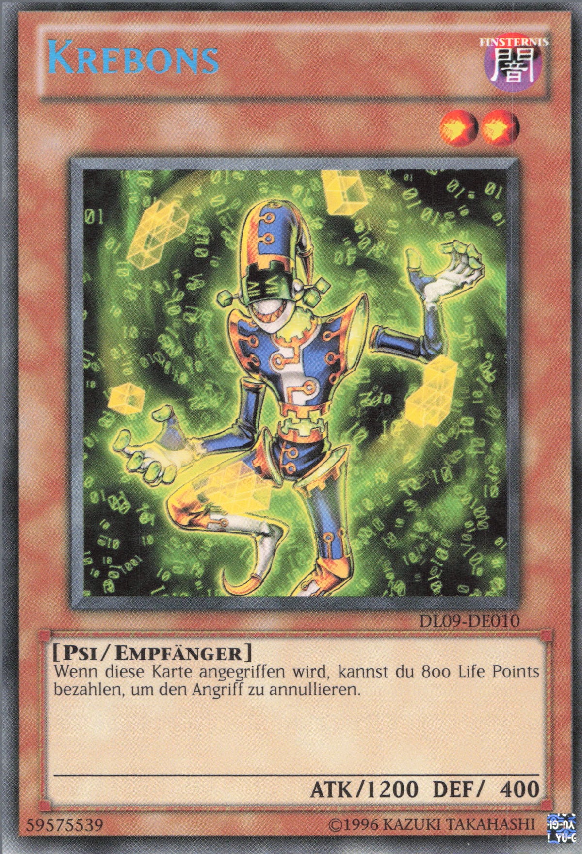 Yugioh Krebons (V.1) DL09-DE010 Rare Deutsch kaufen — ReCollectibles