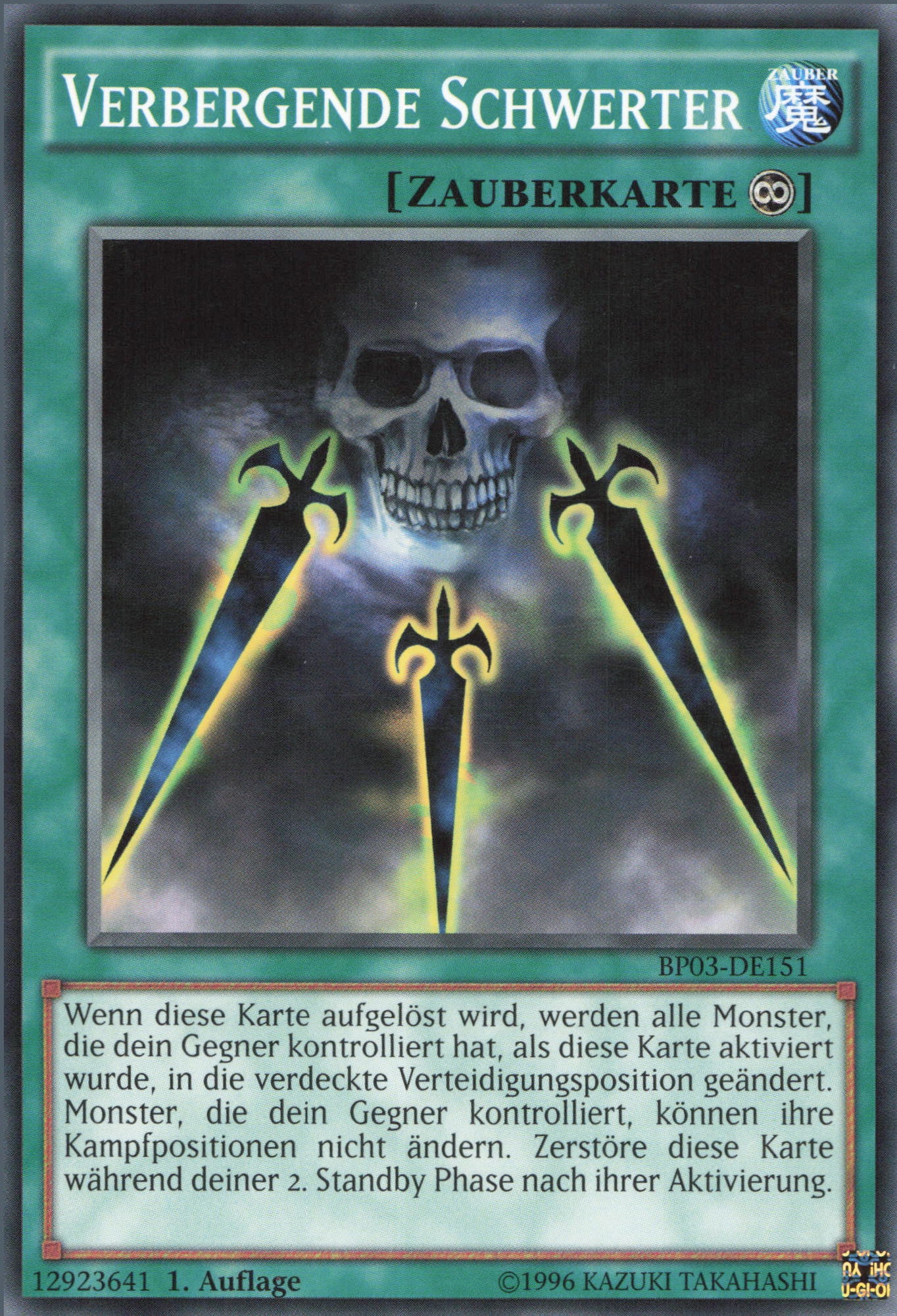 Verbergende Schwerter (V.1) BP03-DE151 Common — ReCollectibles