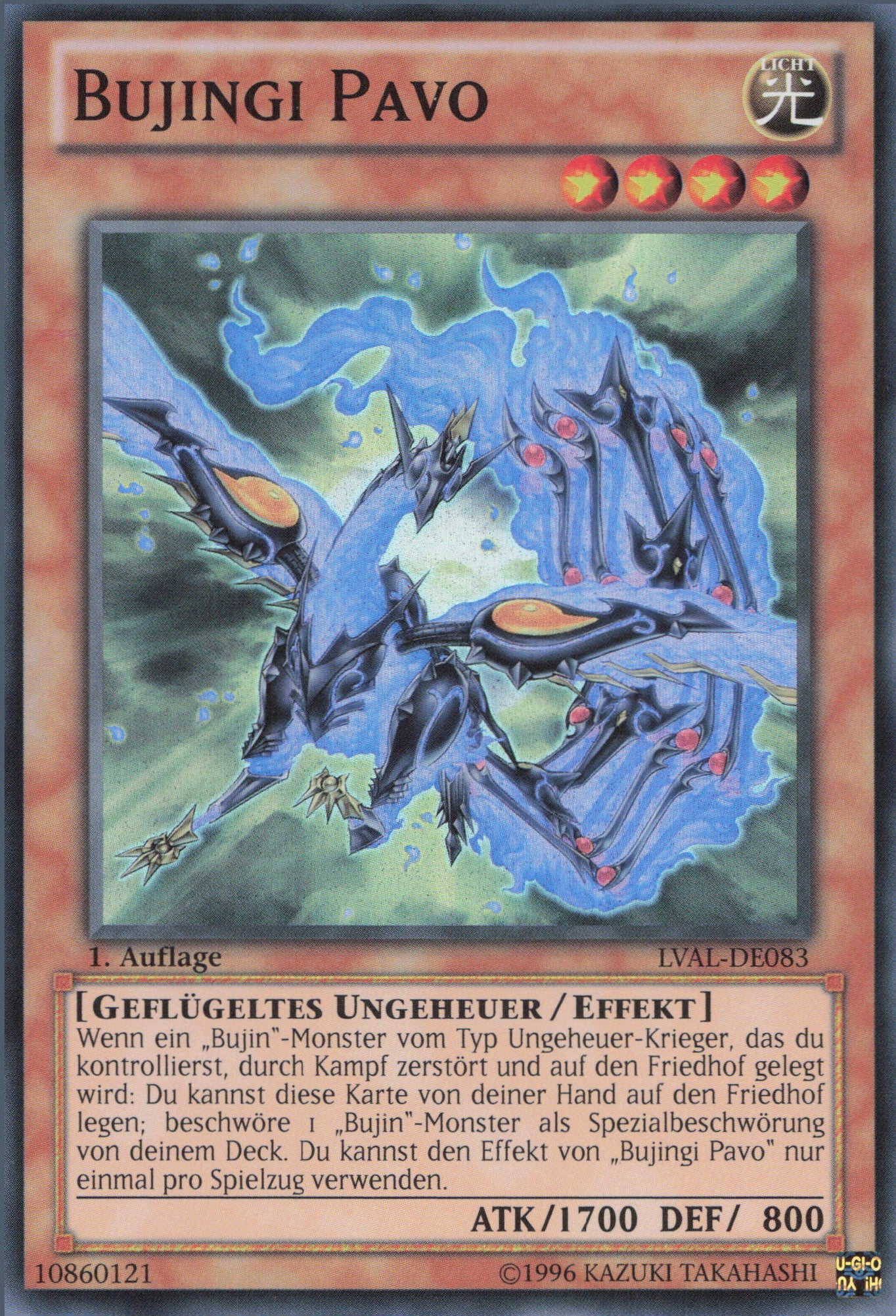 Yugioh Bujingi Pavo LVAL-DE083 Super Rare Deutsch kaufen — ReCollectibles