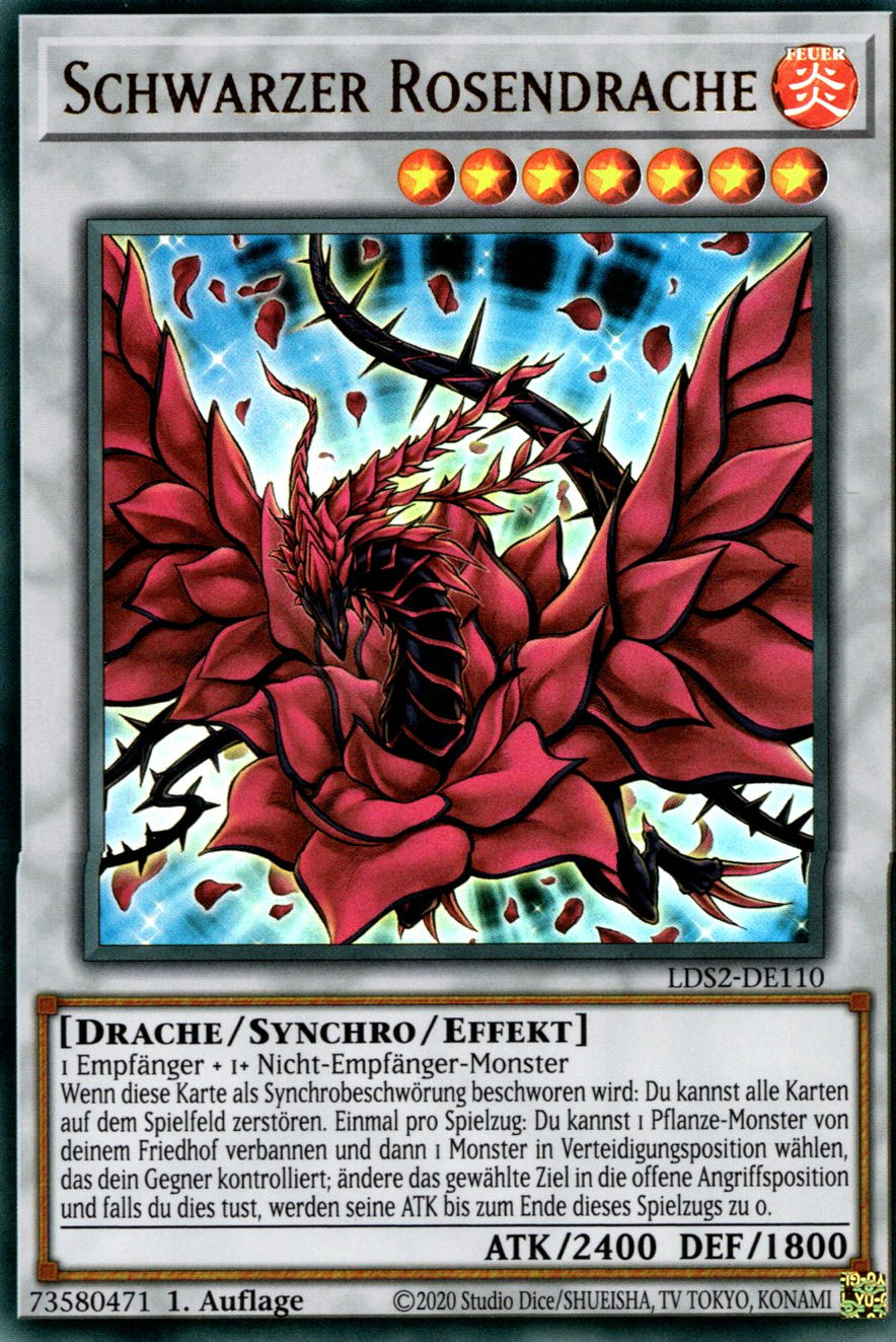 Yugioh Schwarzer Rosendrache (V.1) LDS2-DE110 Ultra Rare Deutsch kaufen — ReCollectibles